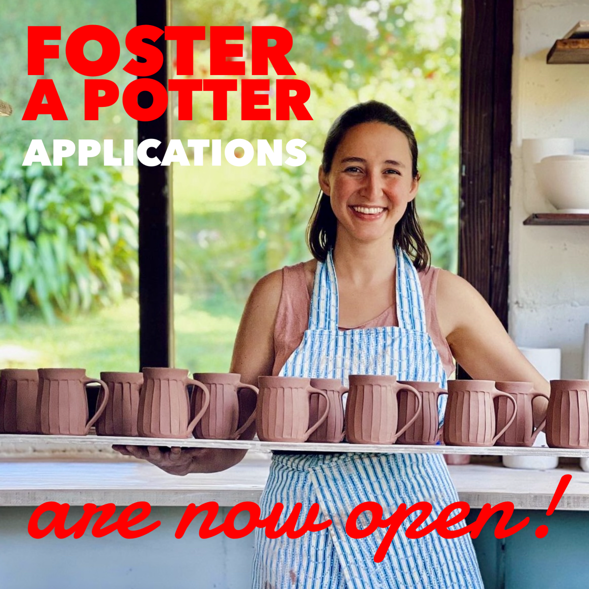 APPLICATIONS ARE NOW OPEN! – FOSTER A POTTER